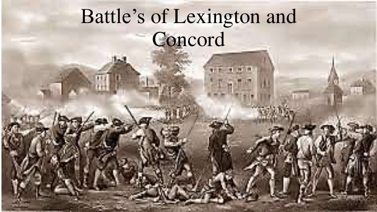 Battles of lexington and concord