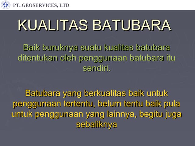 Parameter Arb,Adb. didalam Net Calorific Value | PPTX