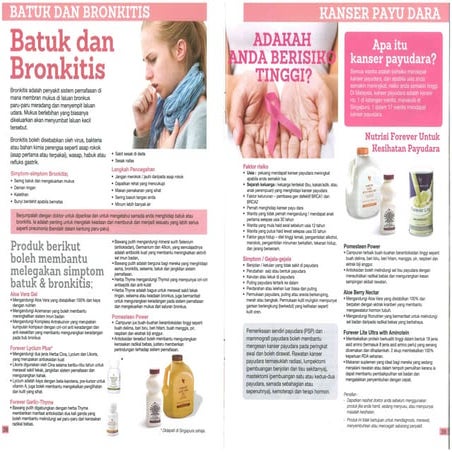 Batuk dan Bronkitis & Kanser Payu Dara | PDF