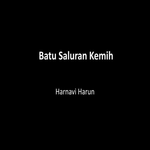 Batu saluran kemih | PPTX