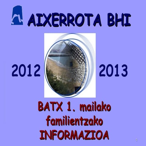 Batx 1 familiak 12 13 | PPT