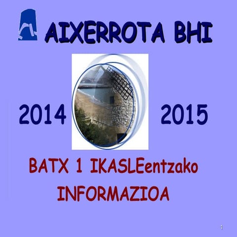 Batx 1 ikasleak | PPT