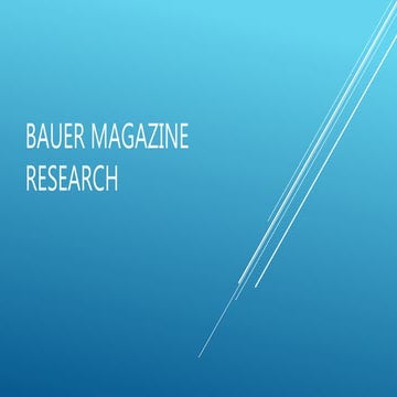 Music magazine research | PPTX