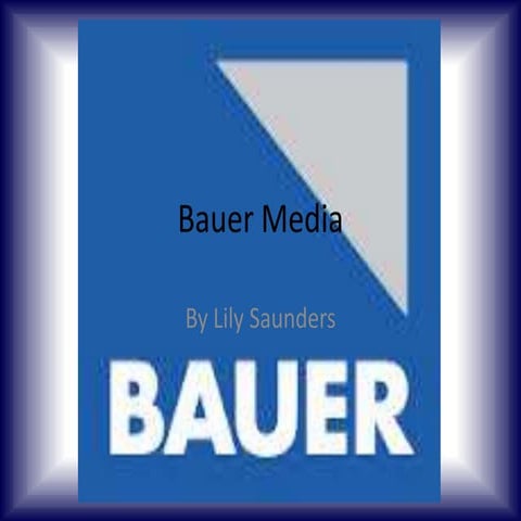 Bauer media research | PPTX