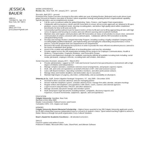 Bauer resume | PDF