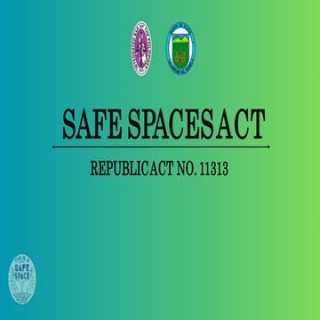 SAFE SPACES ACT .pptx