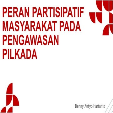 BAWASLU_25 Sept_peran partisipatif pada pengawasan | PPT