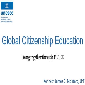 Global Citizenship Education | PPTX