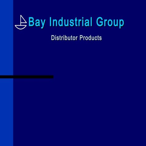 Bay Industrial Group Distributor Products | PPT
