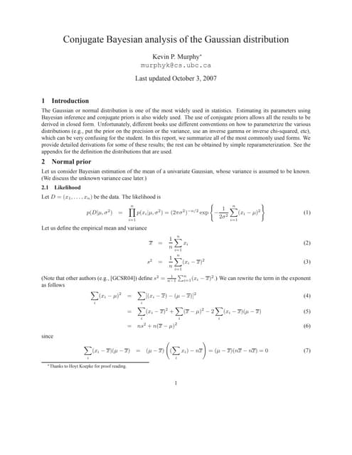 Mathematical Statistics-Questions and Answers | PDF