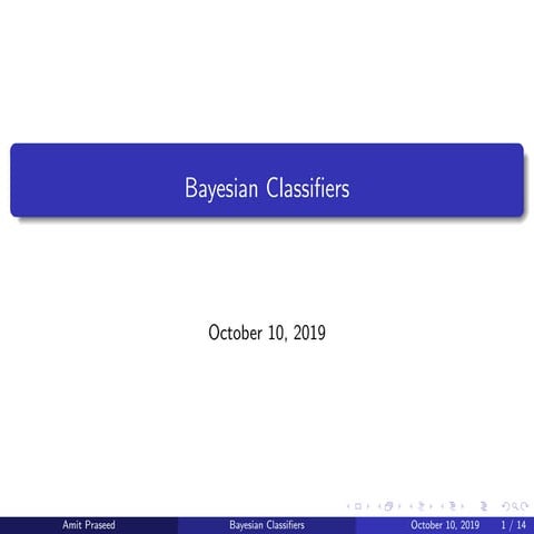 Bayesianclassifiers Ppt 