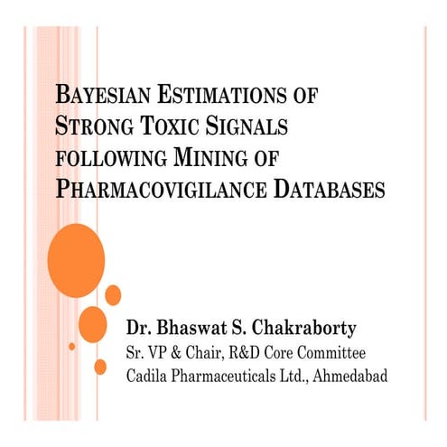 Bayesian estimations of strong toxic signals [compatibility mode] | PDF
