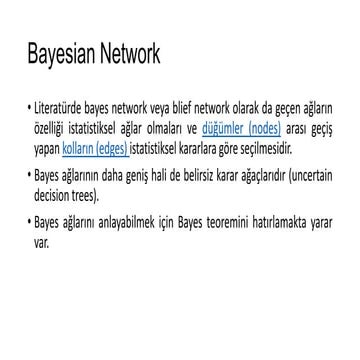 Bayesian network ozgur | PPT