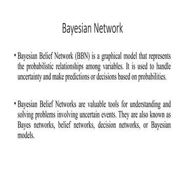 Bayesian Networks and machine learning.pptx