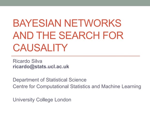 Bayesian Networks And The Search For Causality Pptx Lung And 6423