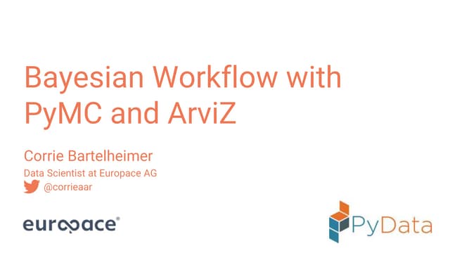 Bayesian Workflow With Pymc3 And Arviz Ppt