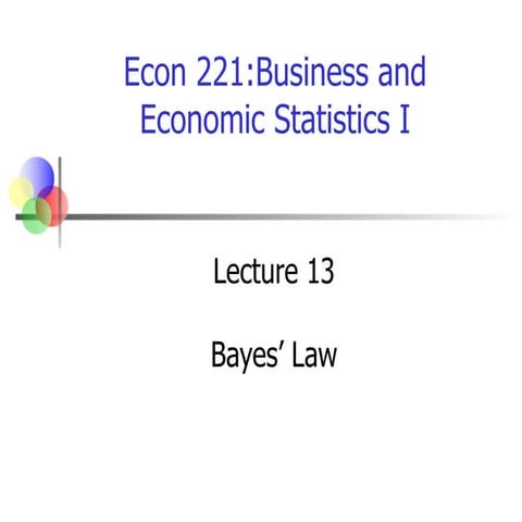 Bayes Law | PPT | Science