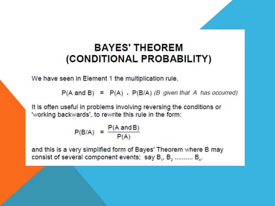 A Brief Overview of Bayes Theorem and Bayesian Statistics | PPTX
