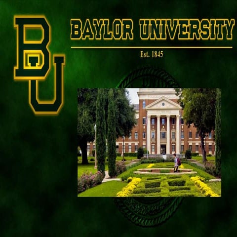 Baylor University | PPTX | College Education | Education