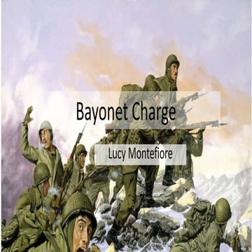 Bayonet Charge - Ted Hughes | PPT