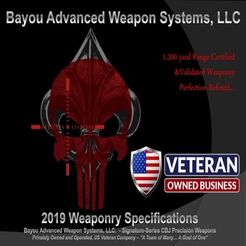 Bayou advancedweaponsystems 2019_catalog_baw_cbj_lml_rev2.0_ | PPTX