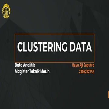 Clustering data with kmeans cluster.pptx
