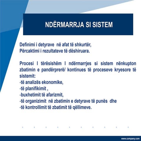 Bazat teorike te procesit te qeverisjes ekonomike te ndermarrjes si ...