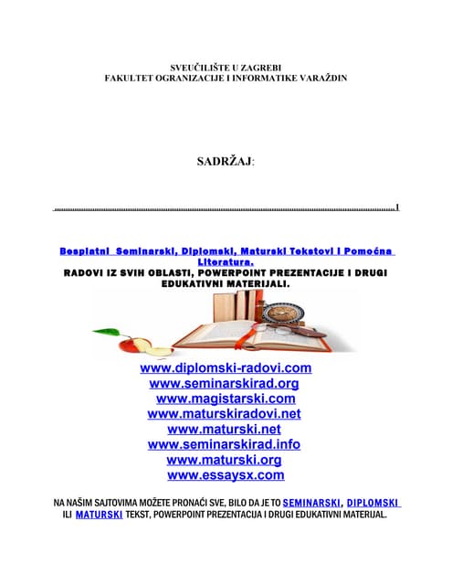 Baze Podataka I Sql Informatika Pdf
