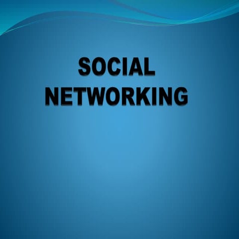 social networking | PPT