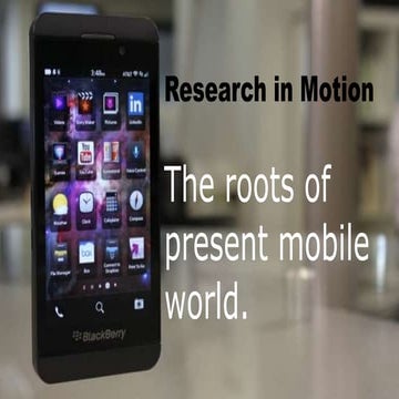 Research in Motion Case Study | PPT