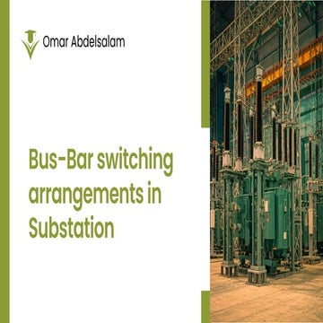 Various Bus-Bar Arrangements. | PPTX
