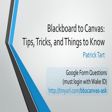 Bb canvas convergence | PPT