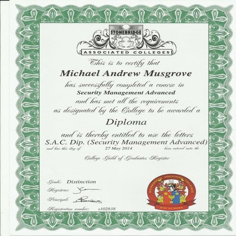 SACDip certificate | PDF
