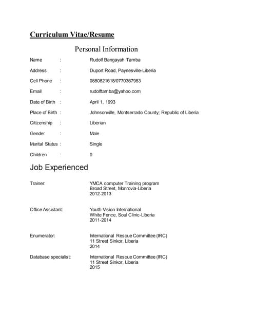 CURRICULUM VITAE | DOCX