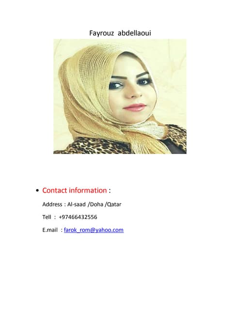 Hiba Abou Haidar CV | PDF