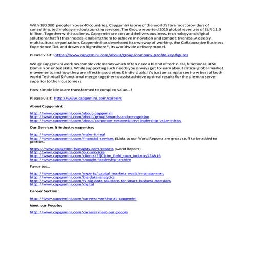 Capgemini | PDF
