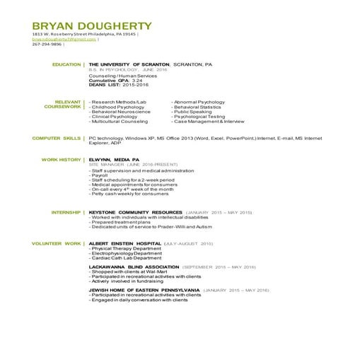 2017 Resume - Bry | DOCX