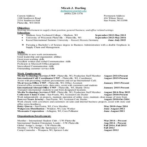 David Resume updated | DOCX