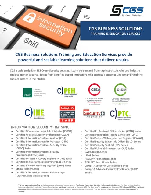 Cyber security career development paths | PDF | Cloud Computing | Internet