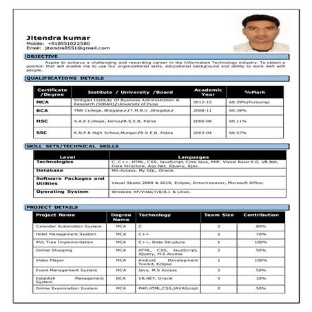 Resume jitendra8551@gmail - | DOCX