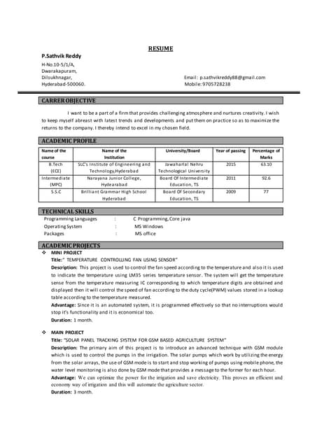 RESUME MOHIT VYAS | PDF