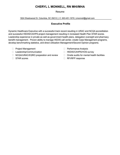 Cristina Gomez RHIT resume 2016 | PDF