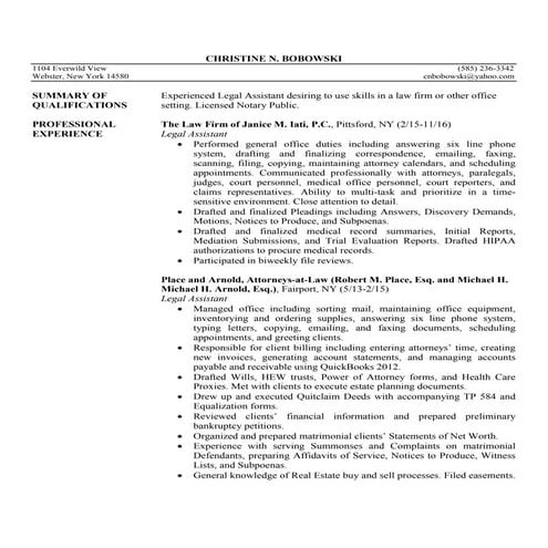 Resume 2016 | PDF | Legal Services Industry | Industries