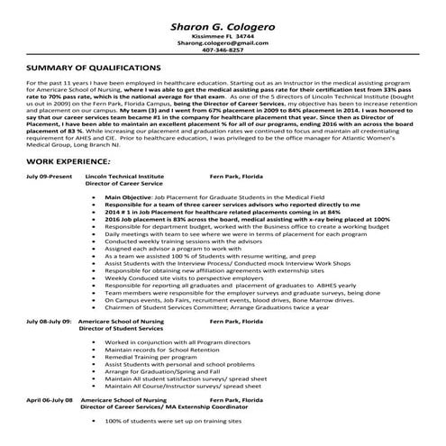 Cologero- Director manager 2 | DOC