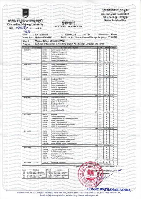 2-NUM's Bachelor Certificate | PDF