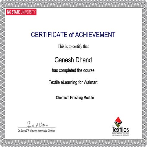 NCSU eLearning Certificates | PDF