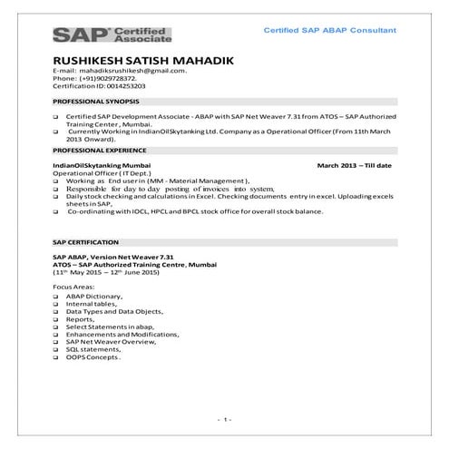 Resume-Ajit | DOCX