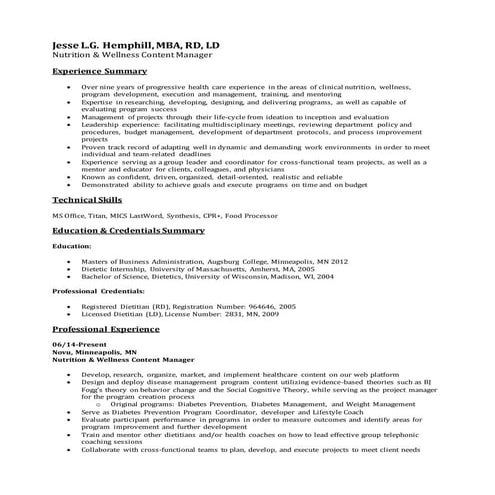 LinkedIn Resume | DOCX