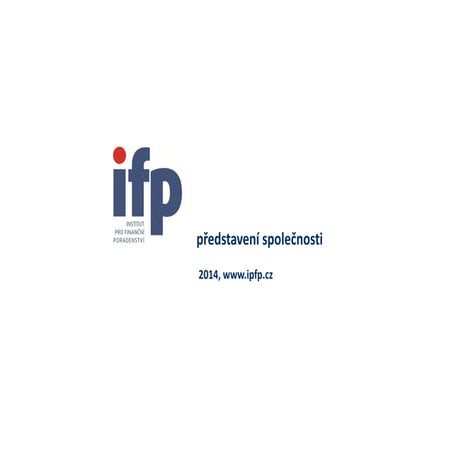 IFP Company Introduction 2014 | PPT