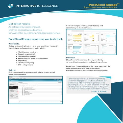 Genesys PureCloud By IST Egypt | PDF